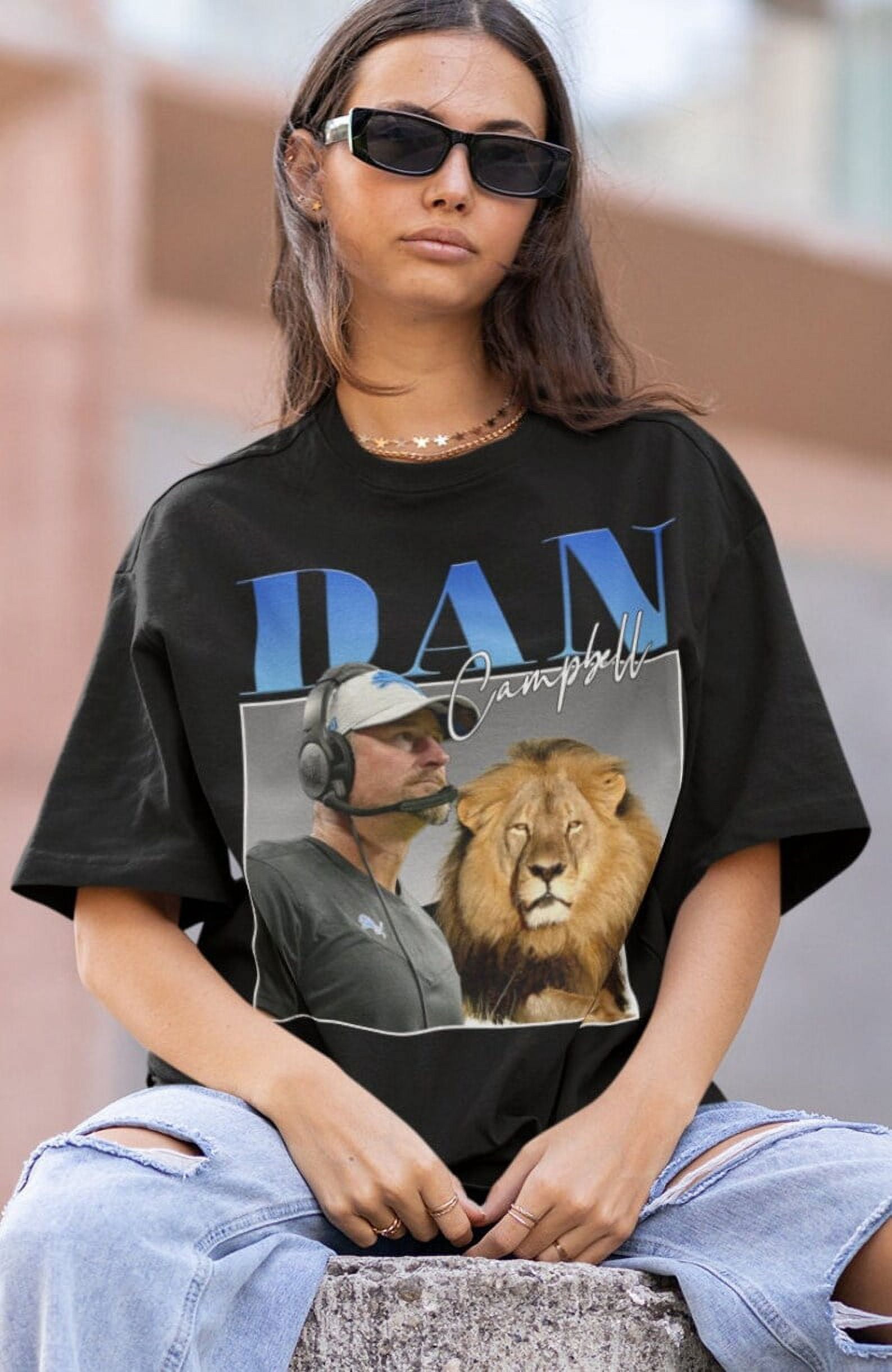 Vintage Bootleg Inspired Tee | Dan Campbell Inspired Vintage Homage ...