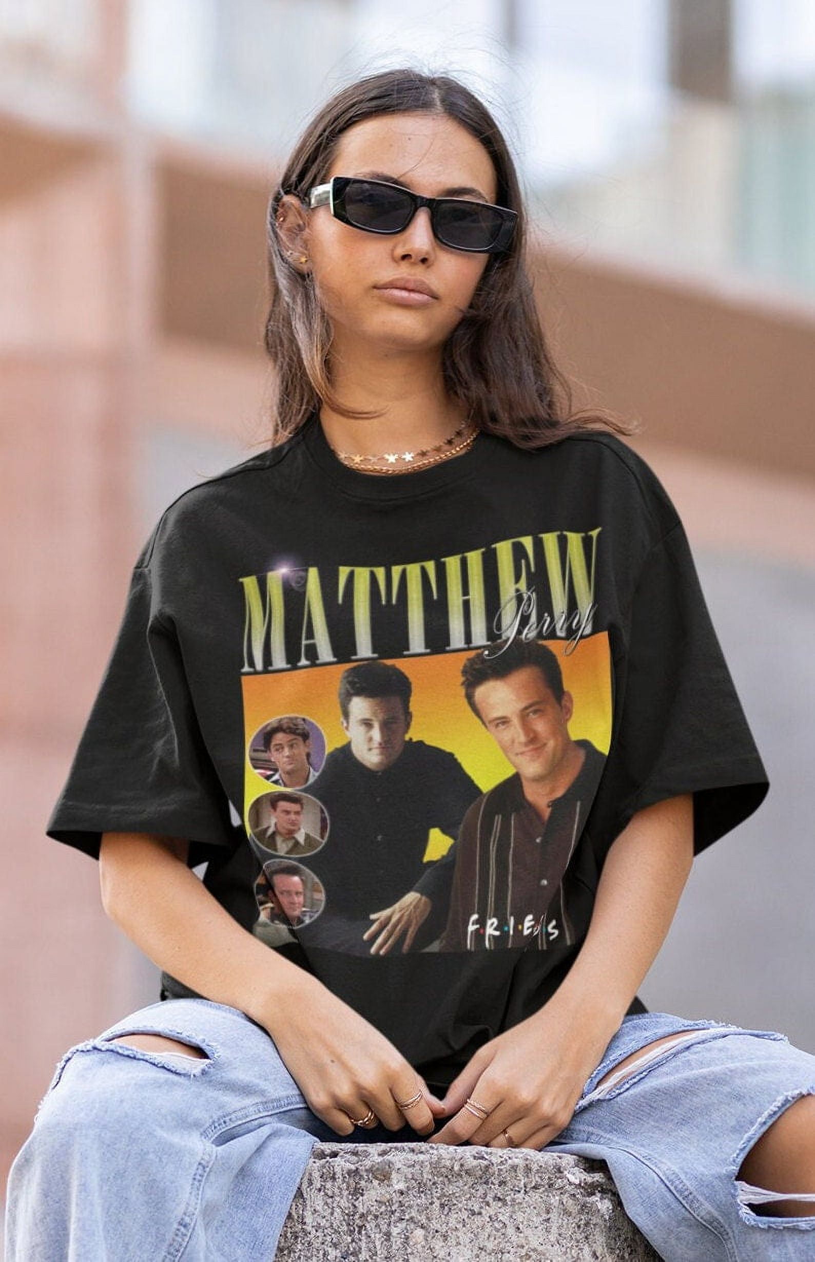 Vintage Bootleg Inspired Tee | Mattew Perry - Friends tv series ...
