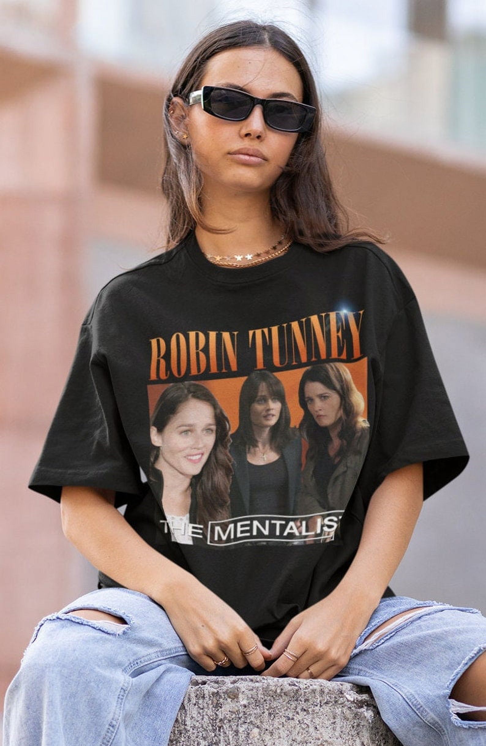 Vintage Bootleg Inspired Tee | Robin Tunney The mentalist tv series ...