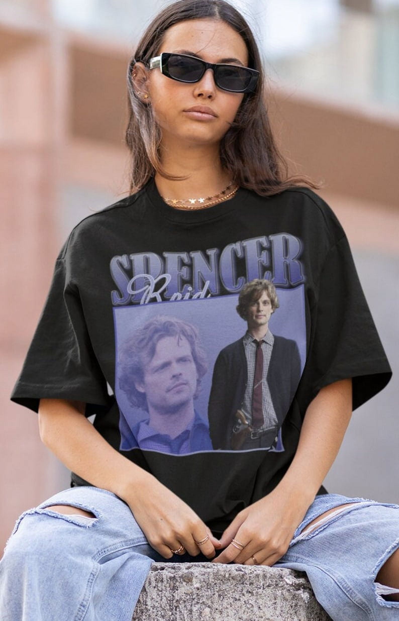 Vintage Bootleg Inspired Tee | Spencer Reid Vintage Homage Classic ...
