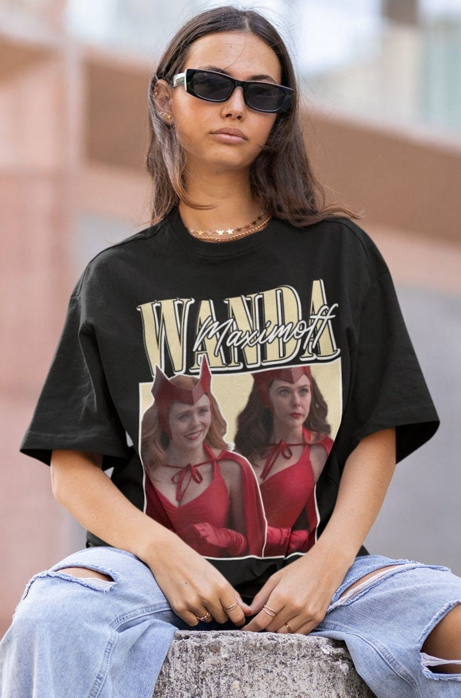 Vintage Bootleg Inspired Tee | Wanda Maximoff Inspired Vintage Homage ...