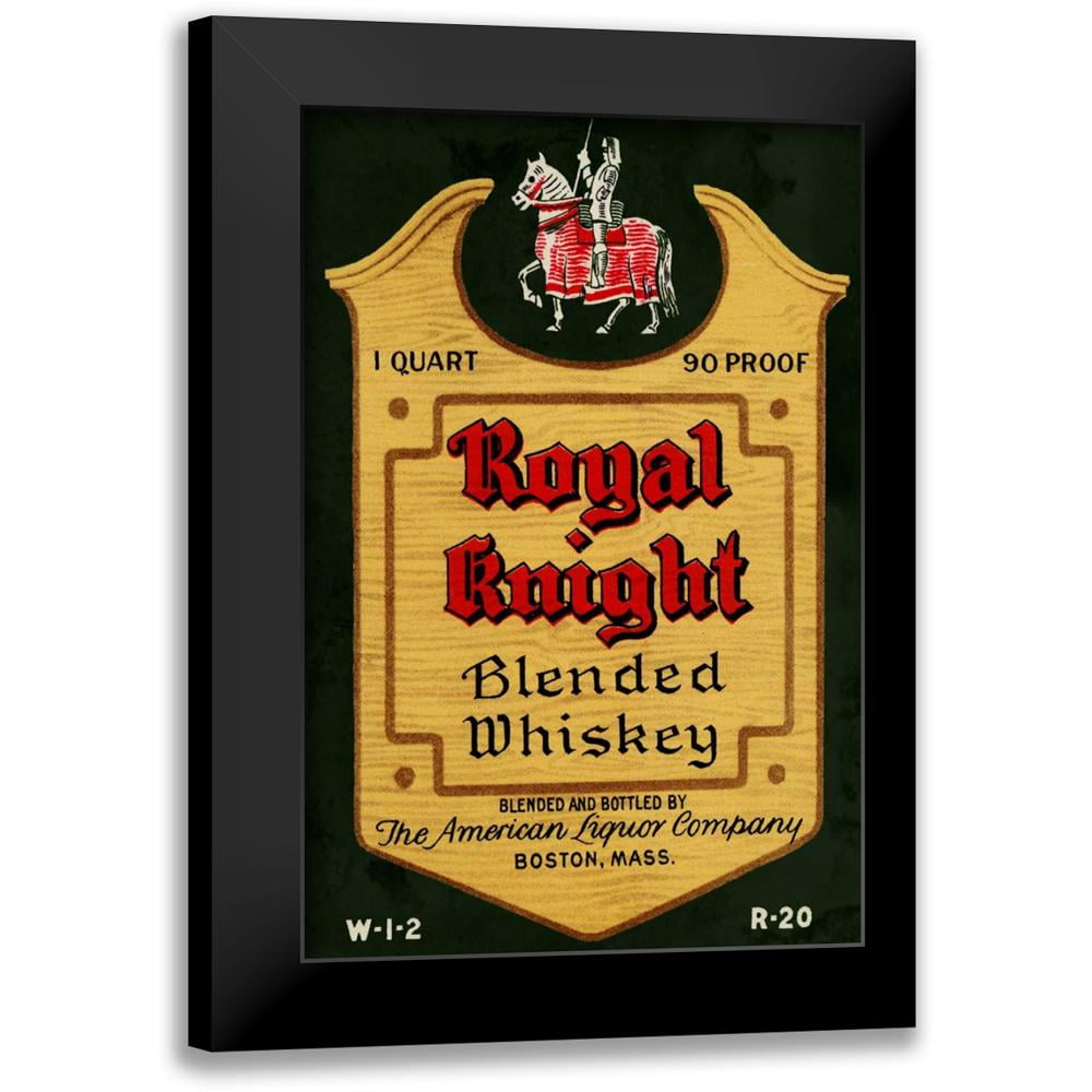 Vintage Booze Labels 11x14 Black Modern Framed Museum Art Print Titled ...