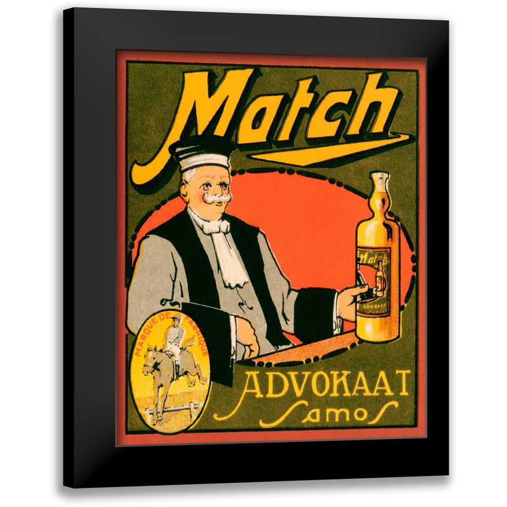 Vintage Booze Labels 12x14 Black Modern Framed Museum Art Print Titled ...