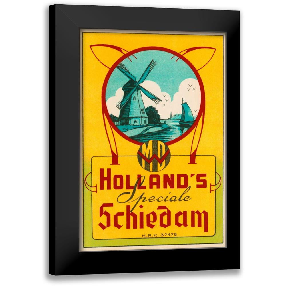 Vintage Booze Labels 13x18 Black Modern Framed Museum Art Print Titled ...