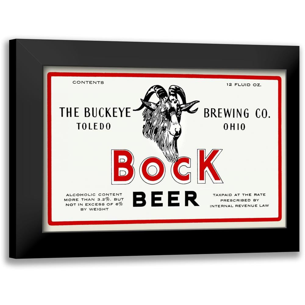 Vintage Booze Labels 14x11 Black Modern Framed Museum Art Print Titled ...