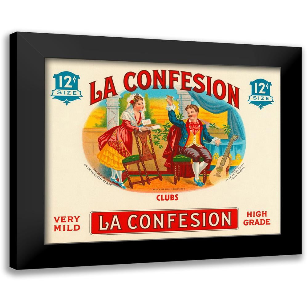 Vintage Booze Labels 14x12 Black Modern Framed Museum Art Print Titled ...