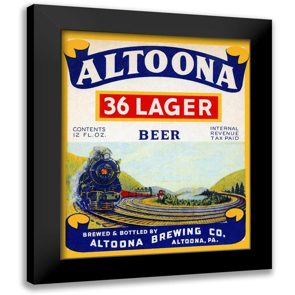 Vintage Booze Labels 15x18 Black Modern Framed Museum Art Print Titled ...