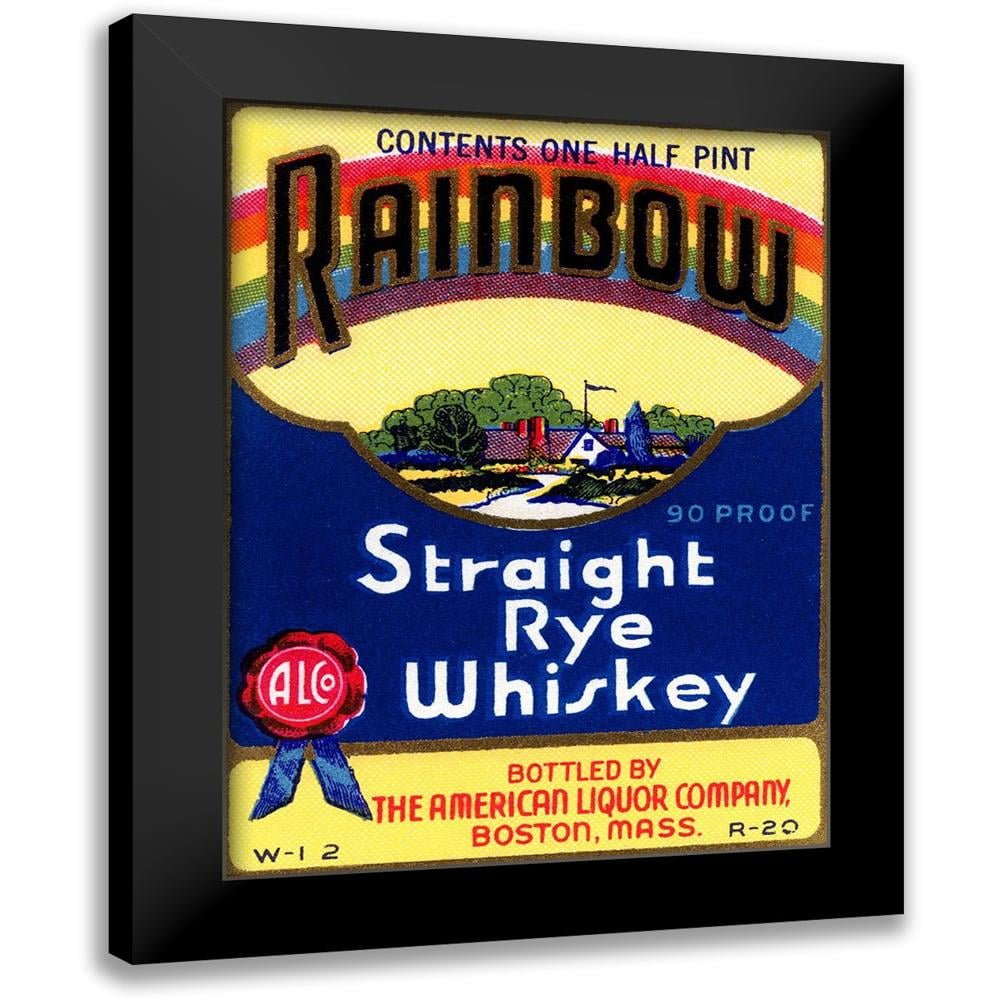 Vintage Booze Labels 15x18 Black Modern Framed Museum Art Print Titled ...