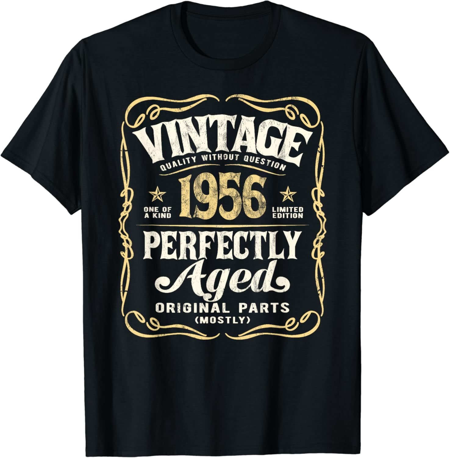Vintage Born In 1956 Classic 68th Birthday T-Shirt - Walmart.com