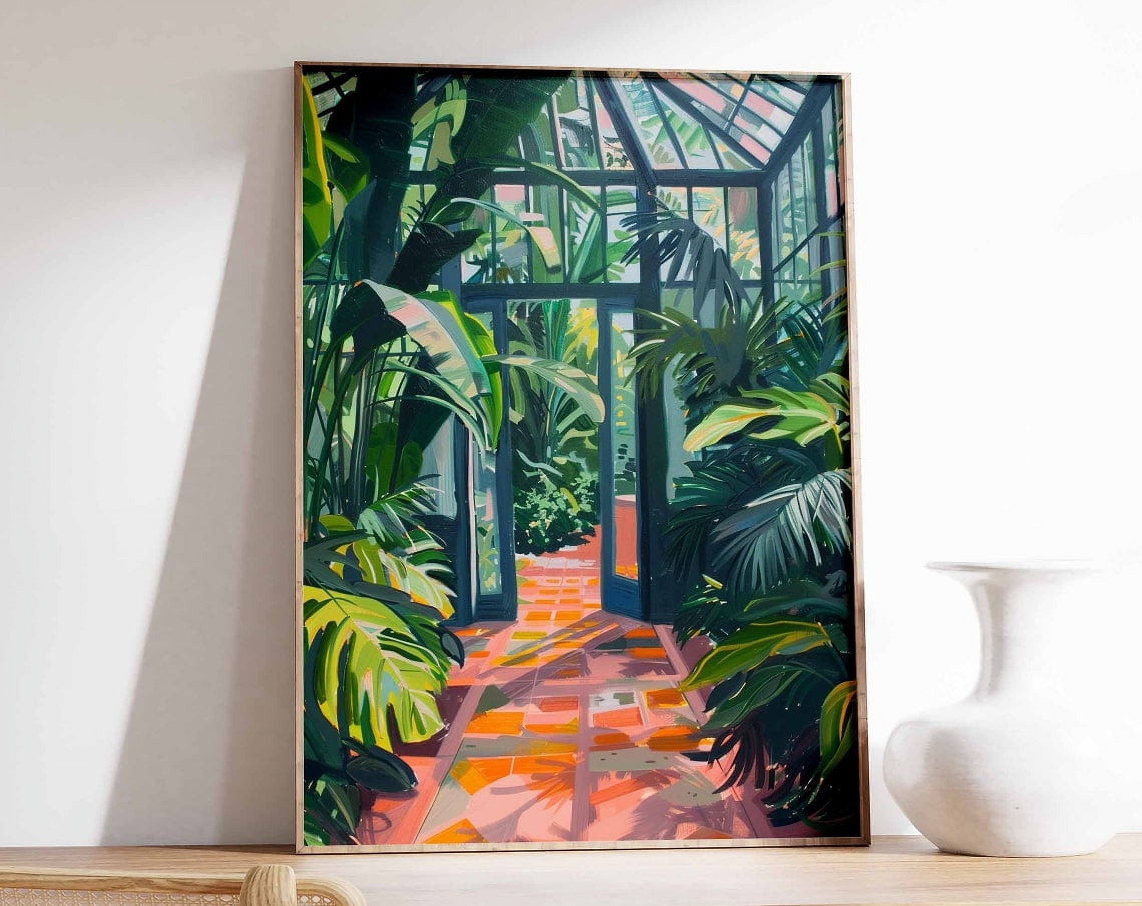 Vintage Botanical Garden Poster, Henri Rousseau Print, Botanical Wall ...