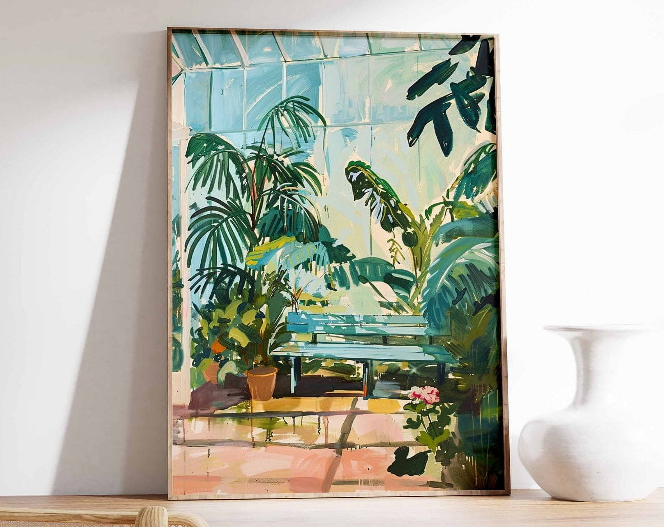 Vintage Botanical Garden Poster, Henri Rousseau Print, Botanical Wall ...