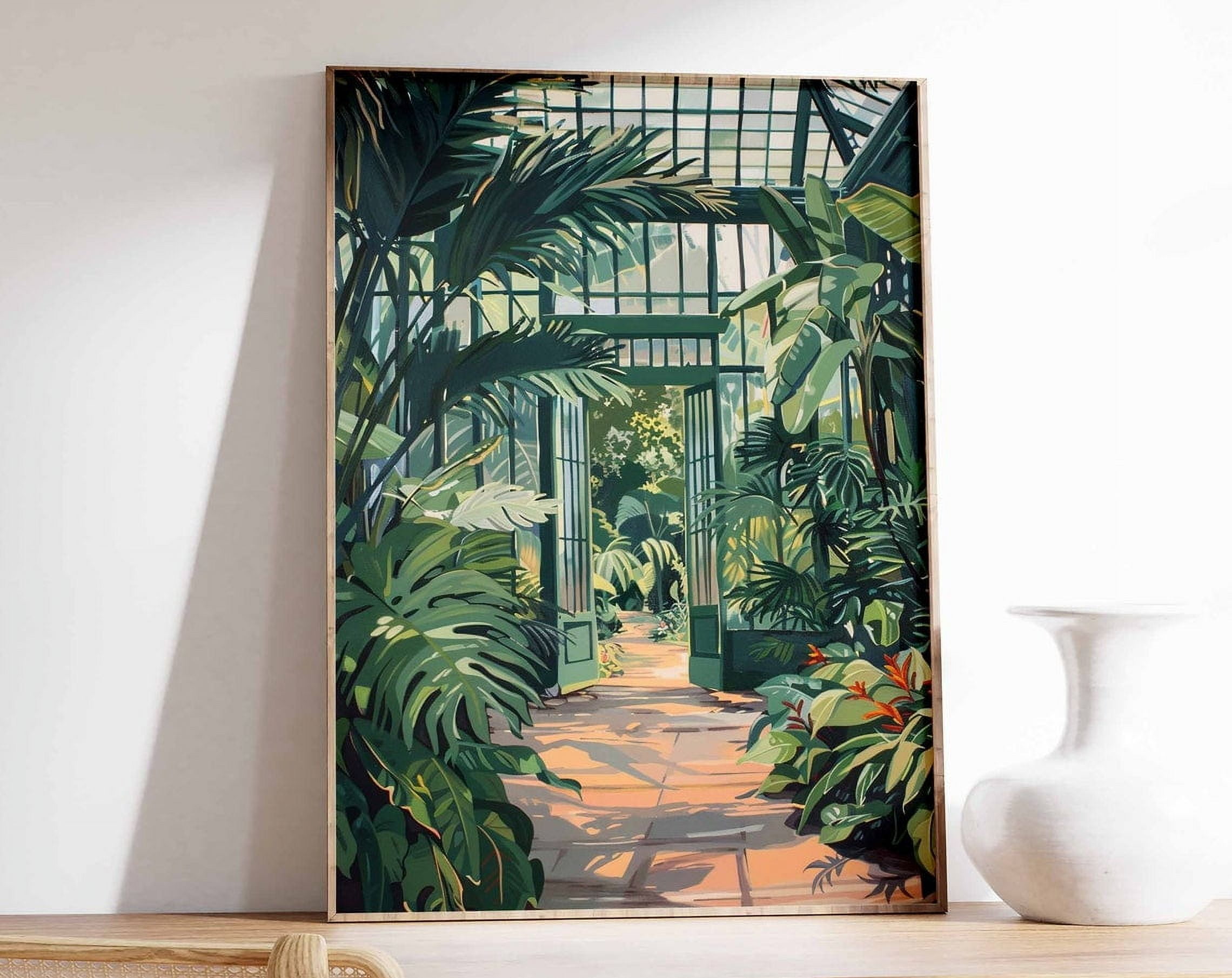 Vintage Botanical Garden Poster, Henri Rousseau Print, Botanical Wall ...