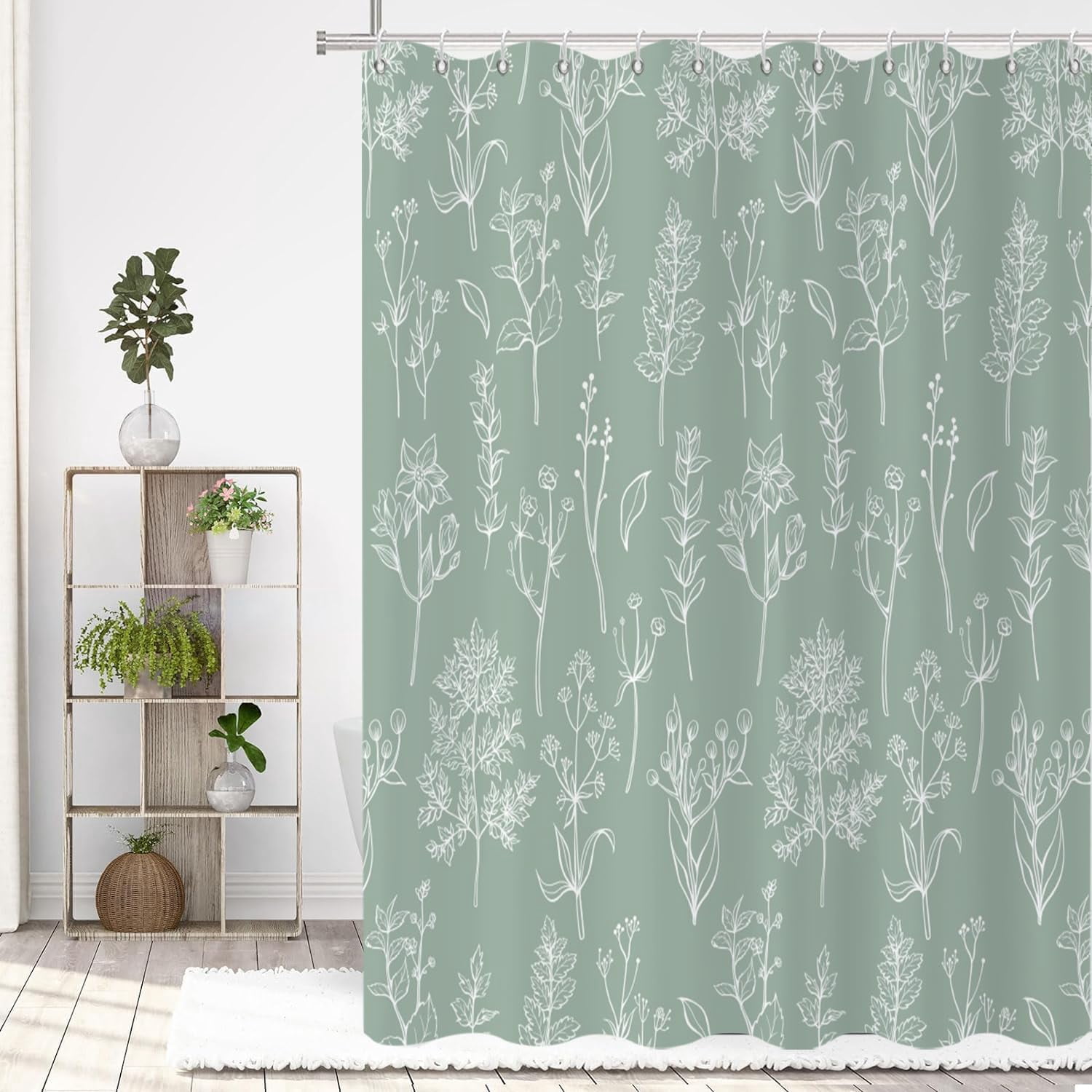 Wild Sage Shower Curtain
