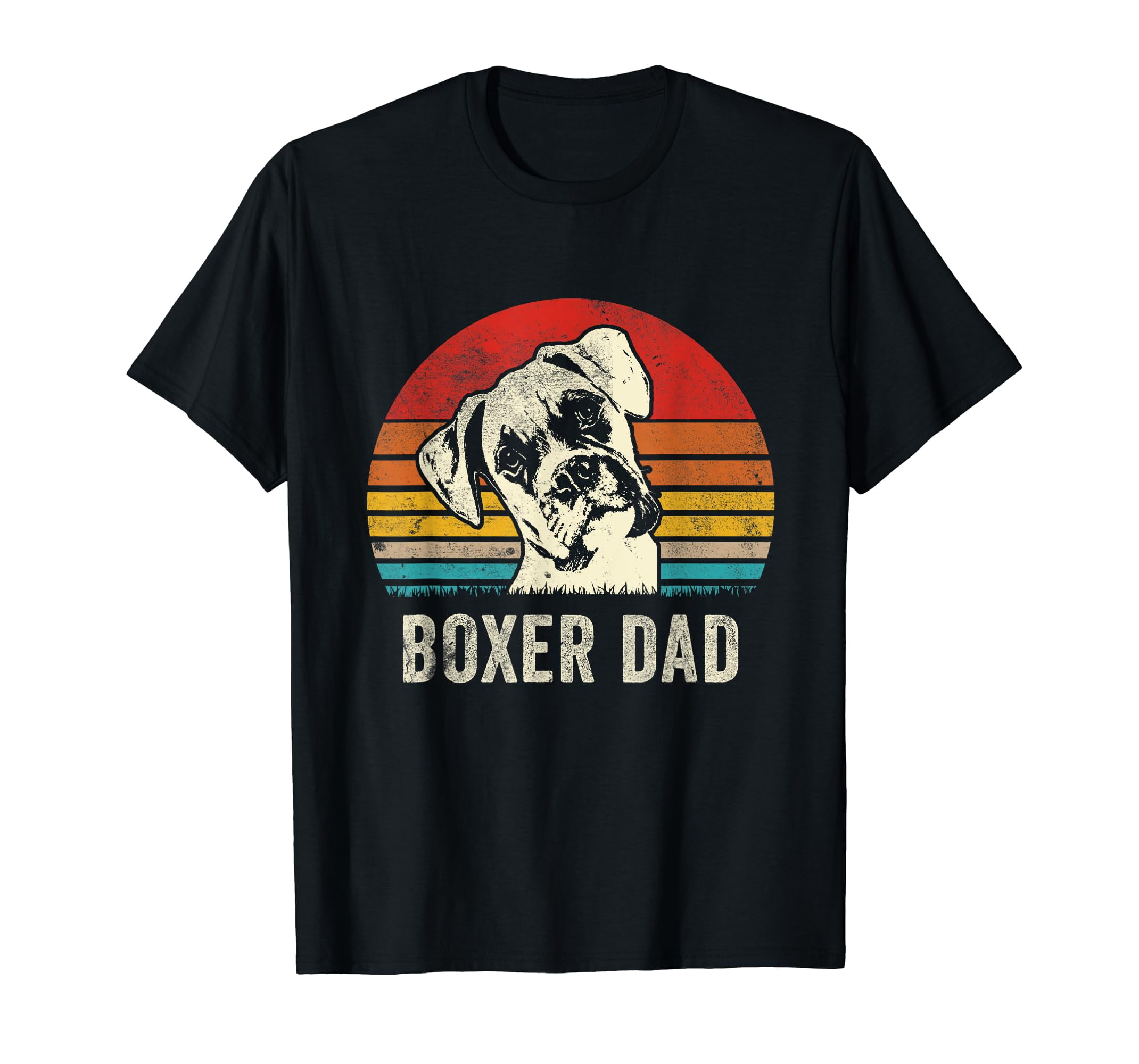 Vintage Boxer Dad Ever Daddy Gifts Dog Dad Father T-Shirt - Walmart.com