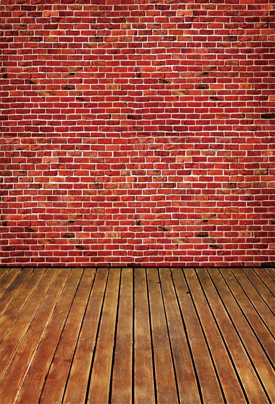 Vintage Brick Wall With Wood Floor Photo Backdrop For Birthday Party ...