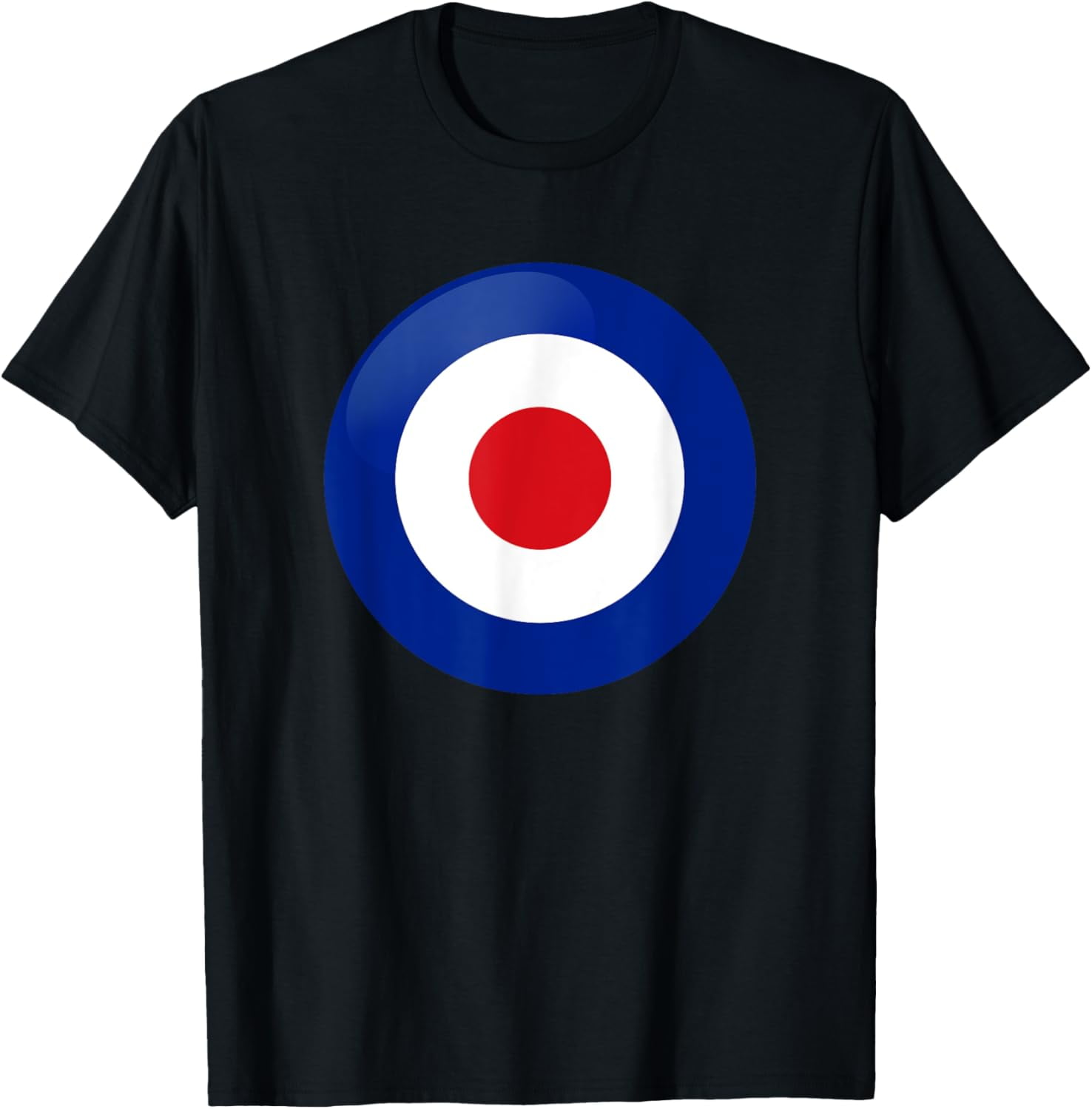 Vintage British RAF Mod Bullseye Retro Symbol Roundel Target T-Shirt ...