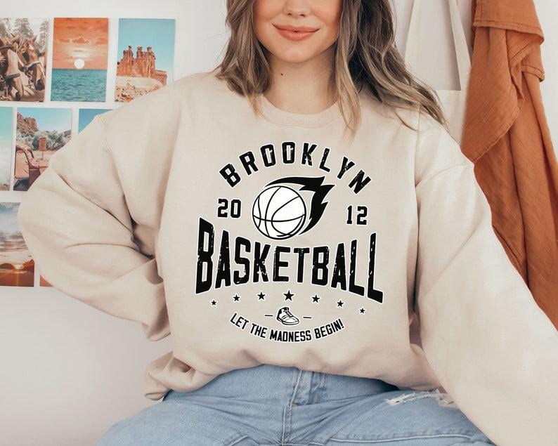Vintage Brooklyn Net Sweat. New Jersey Basketball. Nets Sweater Unisex ...