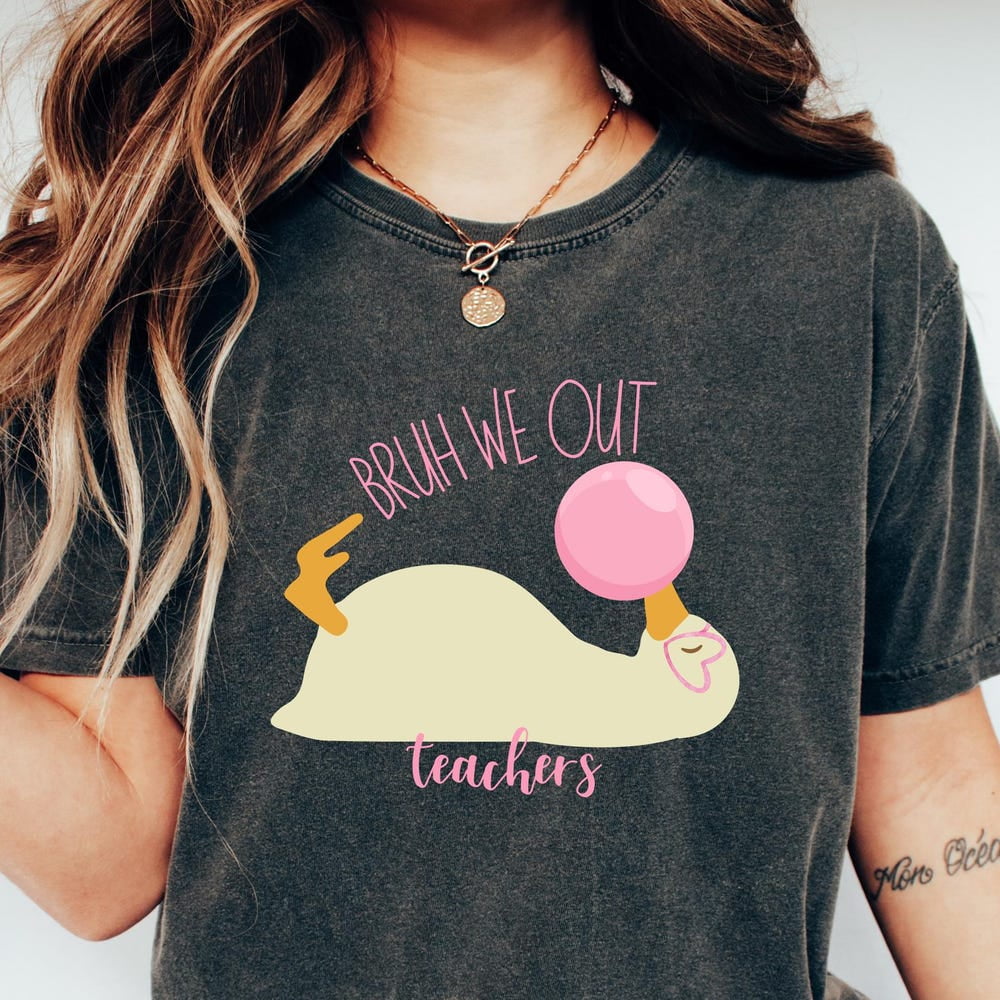 Vintage Bruh We Out Teacher Goose, Last Day Of School, Funny Gift For ...