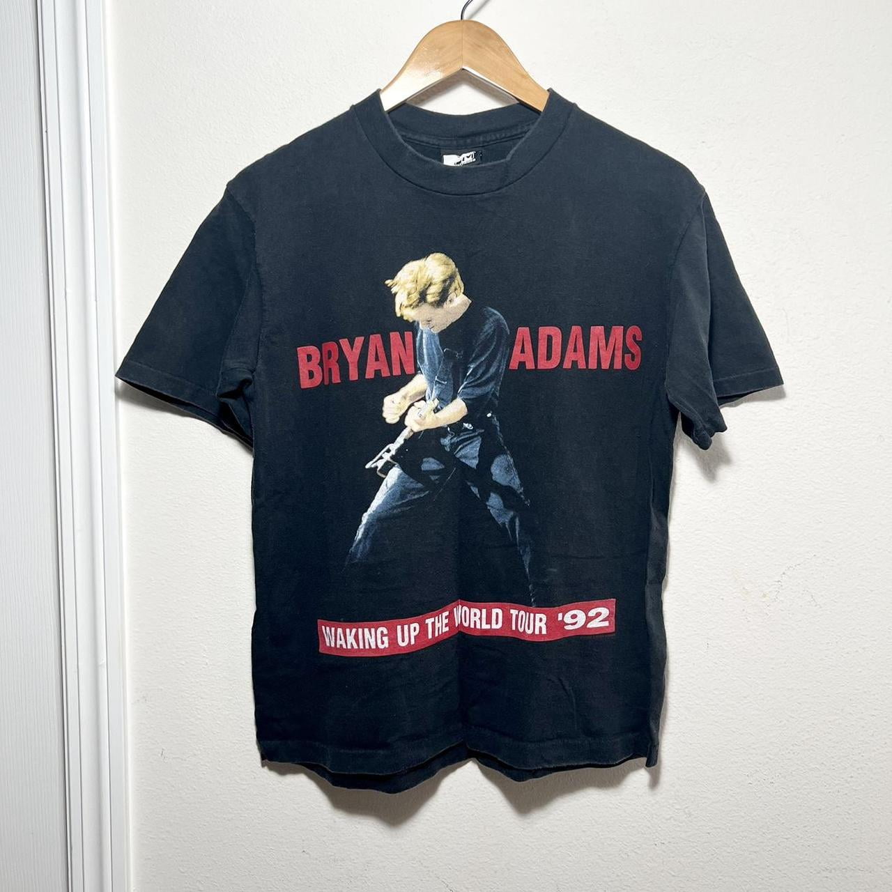 Vintage Bryan Adams 92’ MTV Tour Single Stitch Black Shirt - Walmart.com