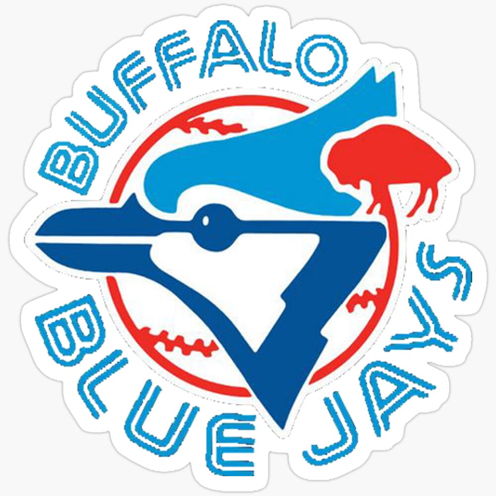 Vintage Buffalo Blue Sticker Baseball Sticker, Football Sticker ...
