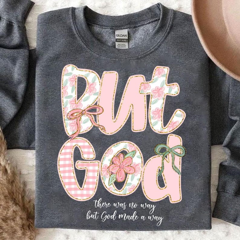 Vintage But God Shirt, Spirit Religious Shirt, Floral Jesus Shirt ...