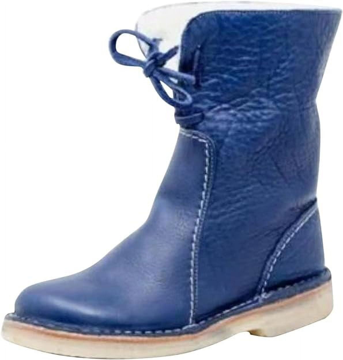 Vintage Buttery-Soft Waterproof Wool Lining Boots,Vintage Buttery-Soft ...