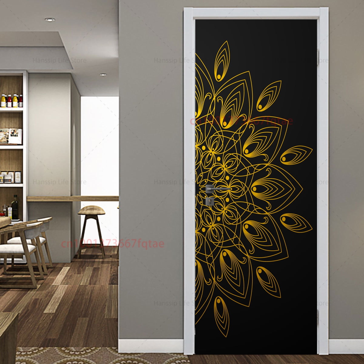Vintage COLD BEER Art Mural Door Sticker Decoration Removable PVC Retro ...