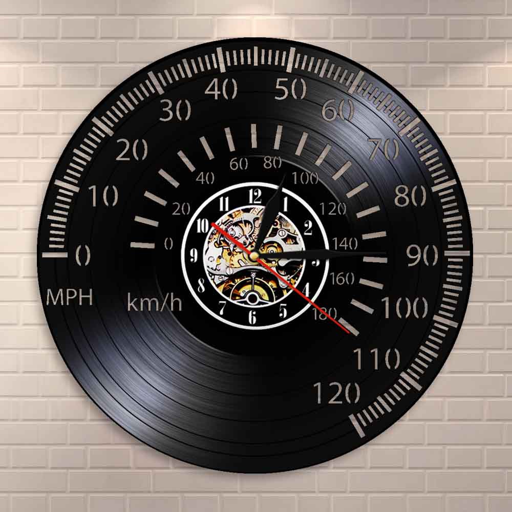 Vintage Cafe Racer Tachometer Wall Art Speedometer Wall Clock ...