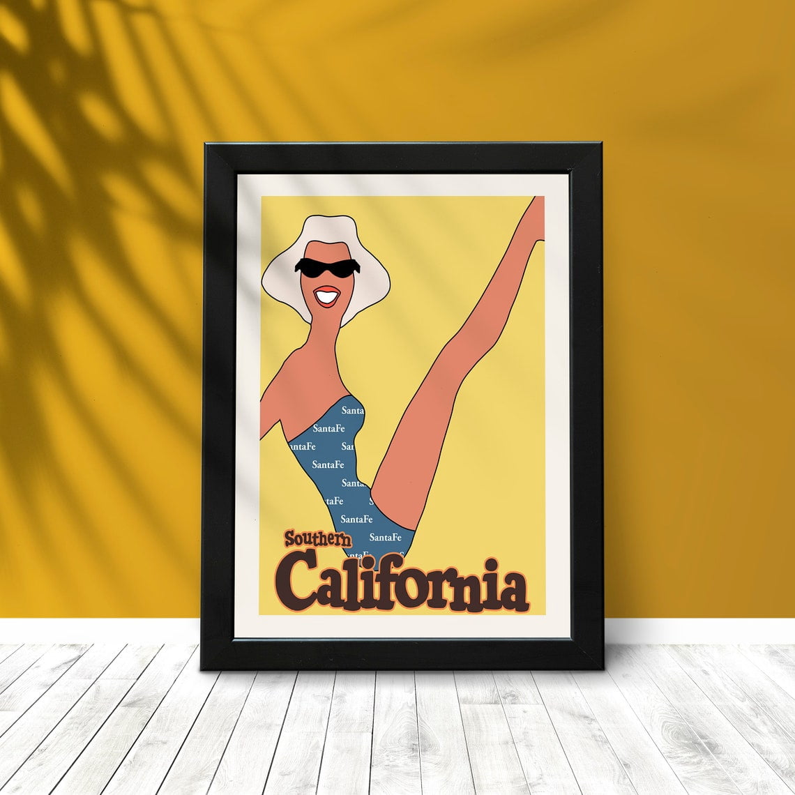 Vintage California Posters, Southern California Poster, Retro Socal ...