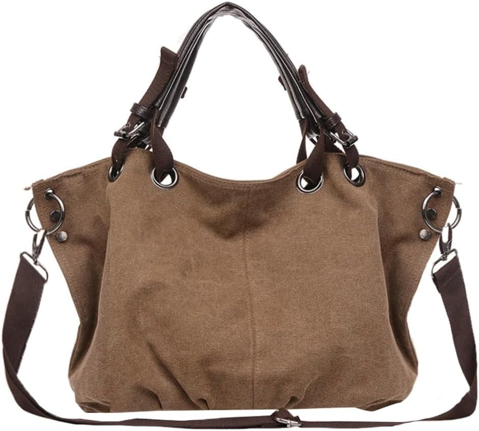 Vintage Canvas Tote Bag for Women Large Messenger Bag Shoulder ...