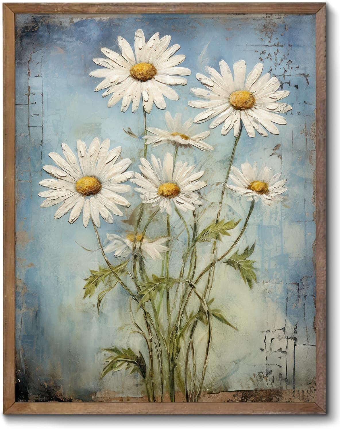 Autumn Landscape Painting Wildflower Fall Canvas Poster Art Print ...