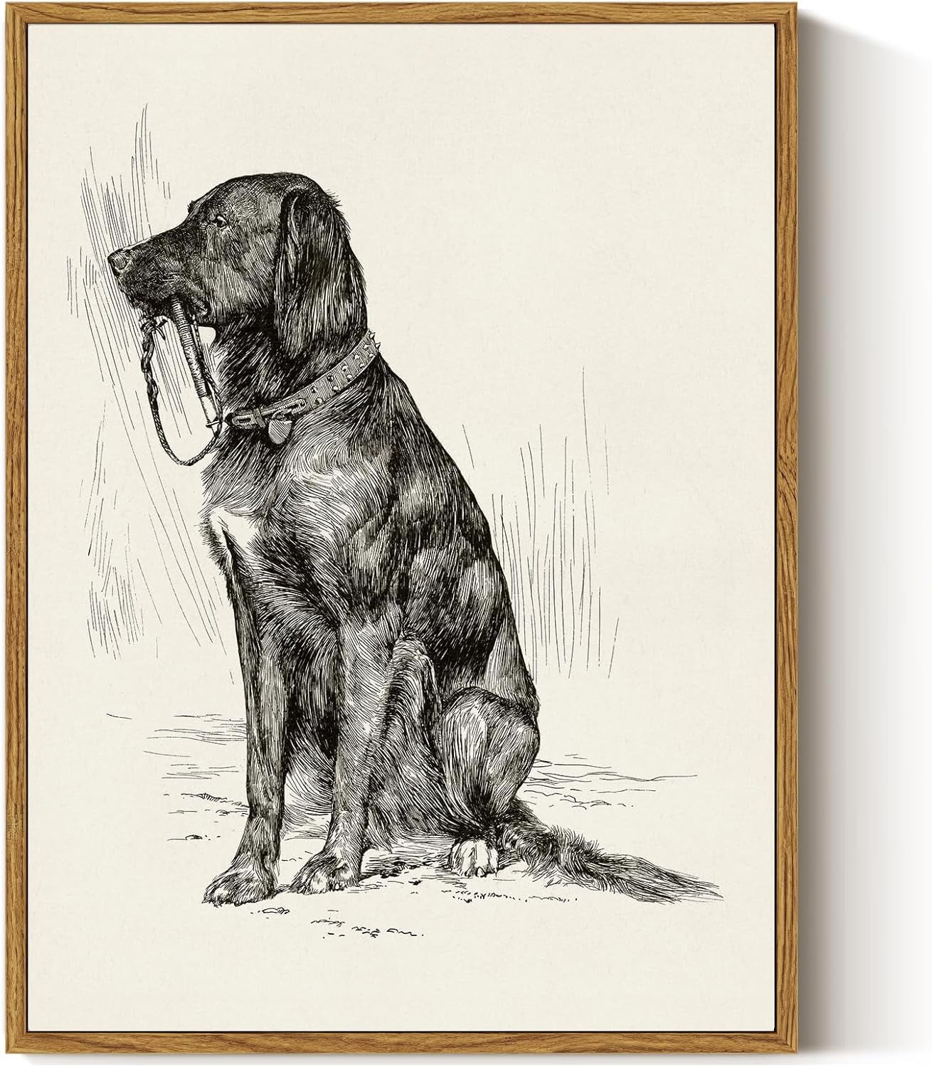 Vintage Canvas Wall , Sleeping Black Cat Wall for Living Room Bedroom Office, Vintage Rustic ...