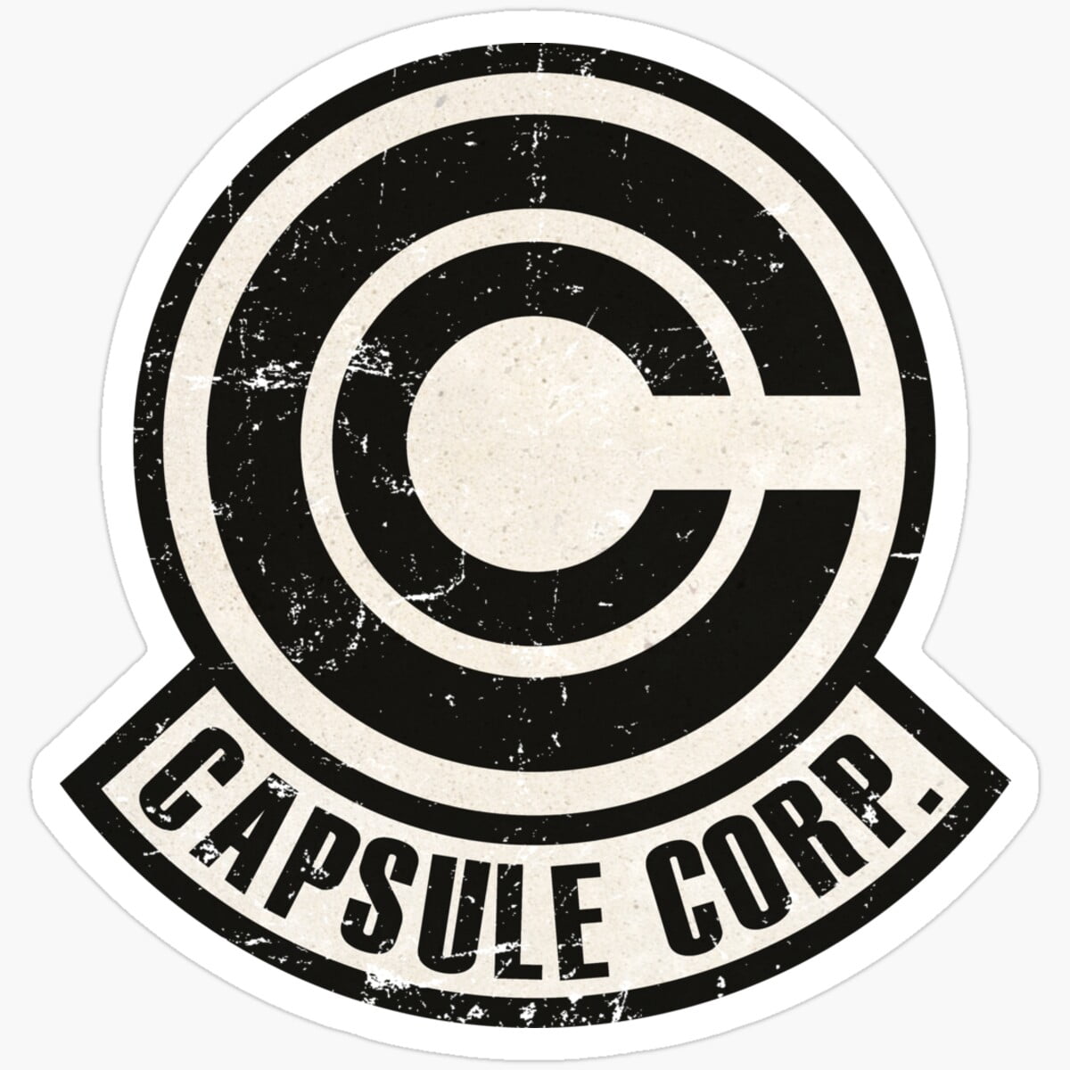 Vintage Capsule Corp Original Logo Sticker. Gift For You - Decorate ...