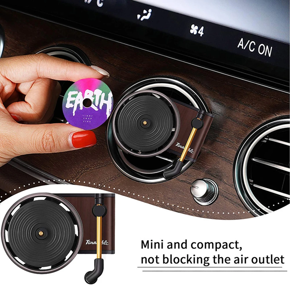 Vintage Car Air Freshener Turntable Deodorant Car Perfume Clip (Style A ...