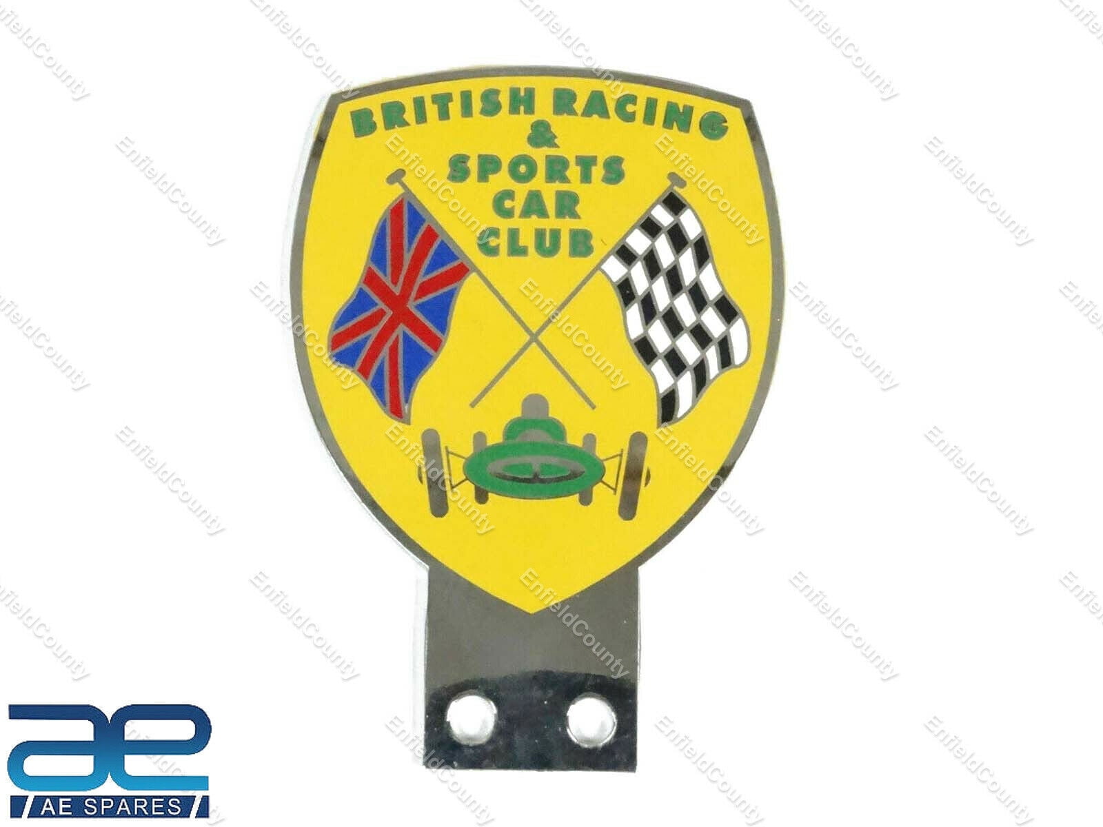 Vintage Car British Racing & Sports Car Club Badge Front Grill Decal ...