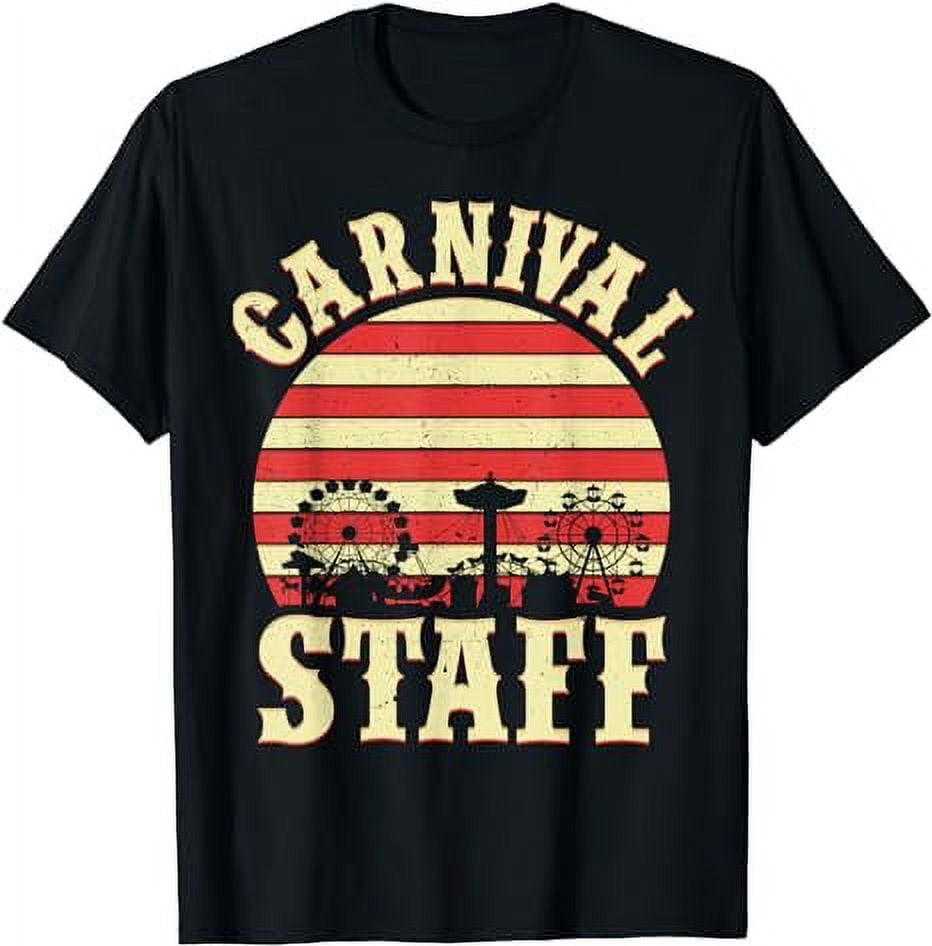 Vintage Carnival Birthday Shirt - Carnival Staff T-Shirt - Walmart.com