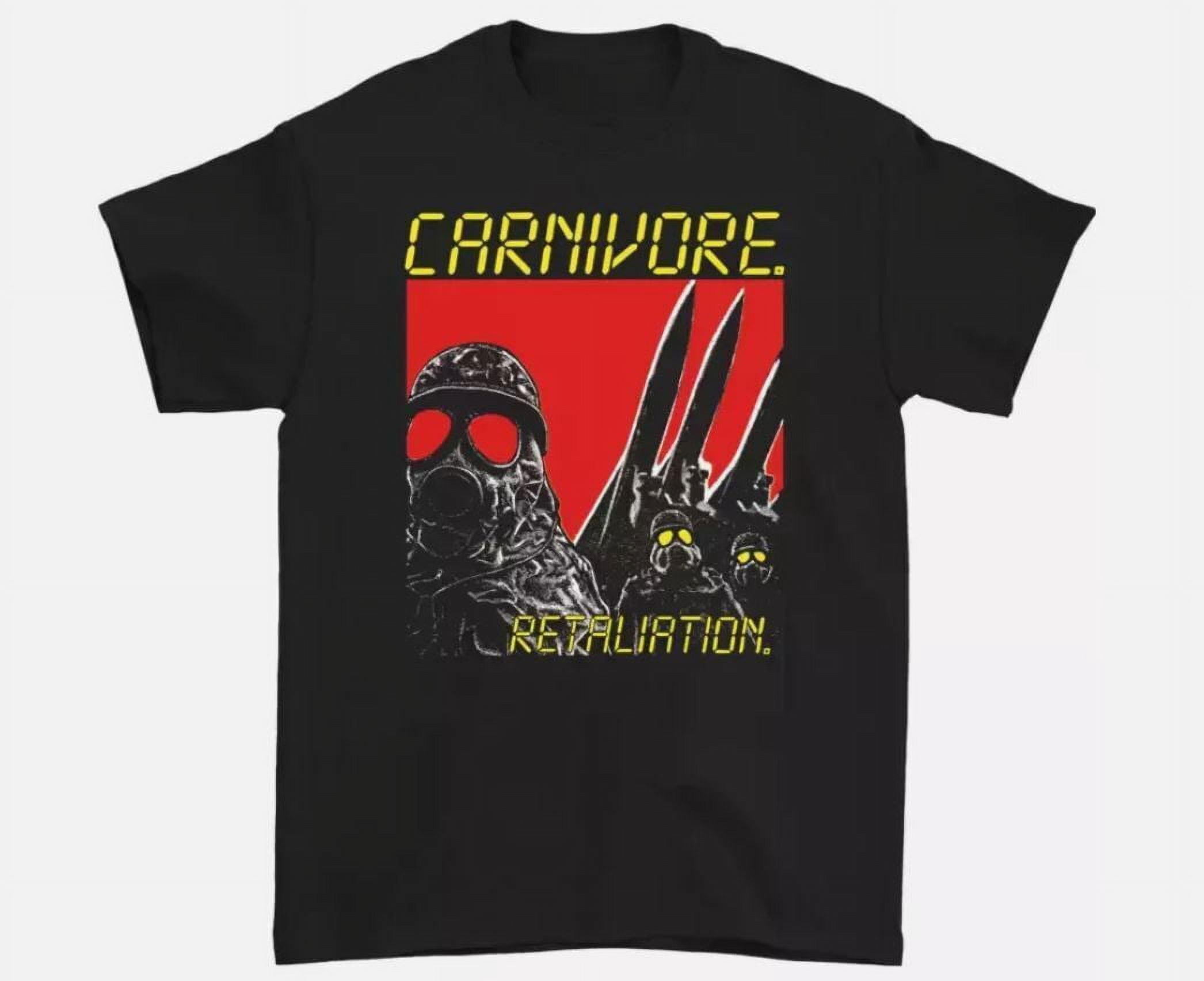Vintage Carnivore Retaliation Men T-shirt Black Unisex All Sizes ...