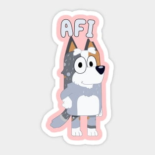 Vintage Cartoon Afi Bluey Sticker Bluey Stickers For Kids, Bluey ...