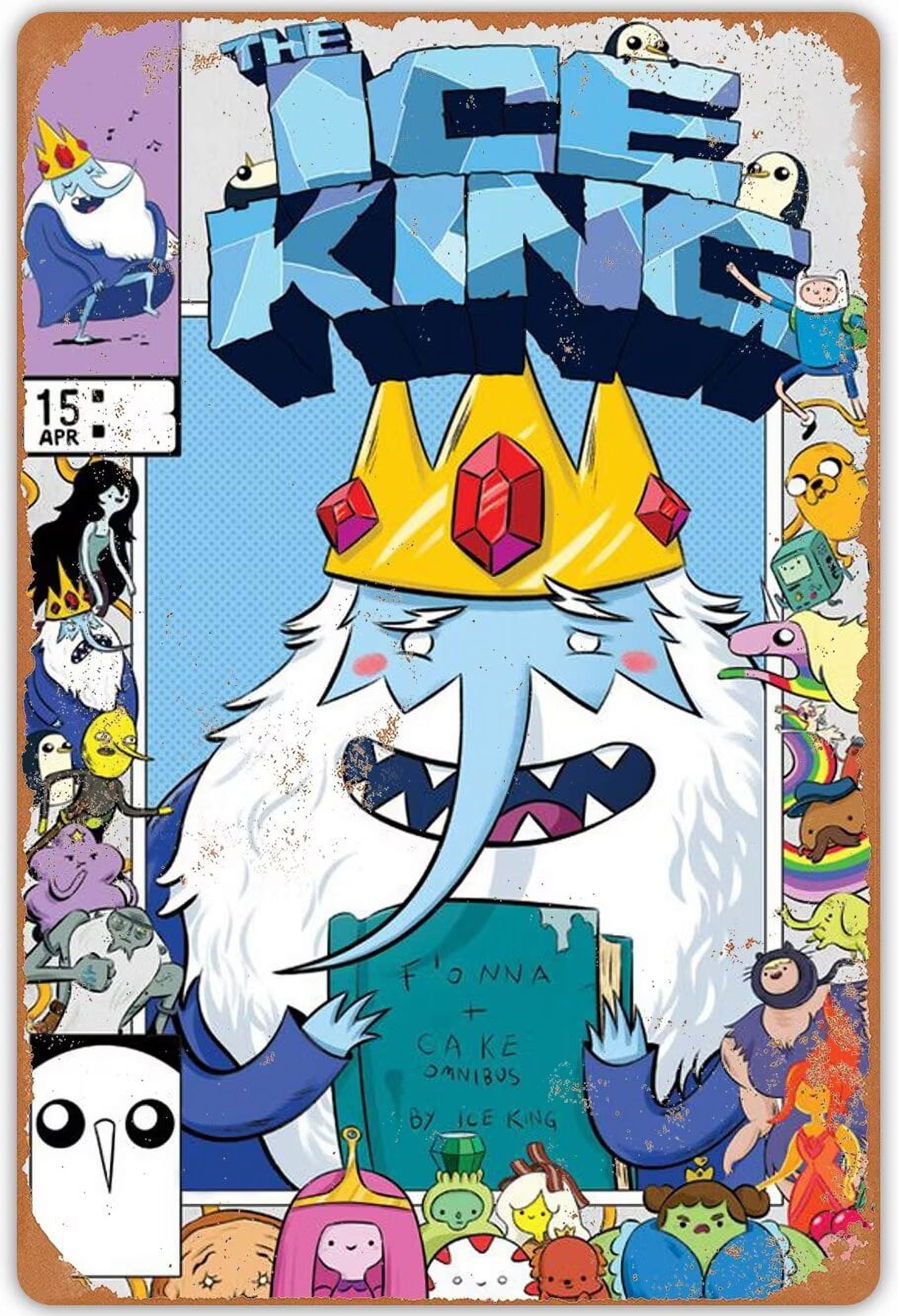 Vintage Cartoon Posters Metal Sign Adventure Time Tin Signs Retro ...