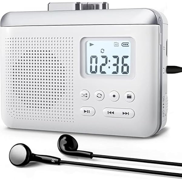 Vintage Cassette Player with 16GB SD Card - Portable Walkman with ...