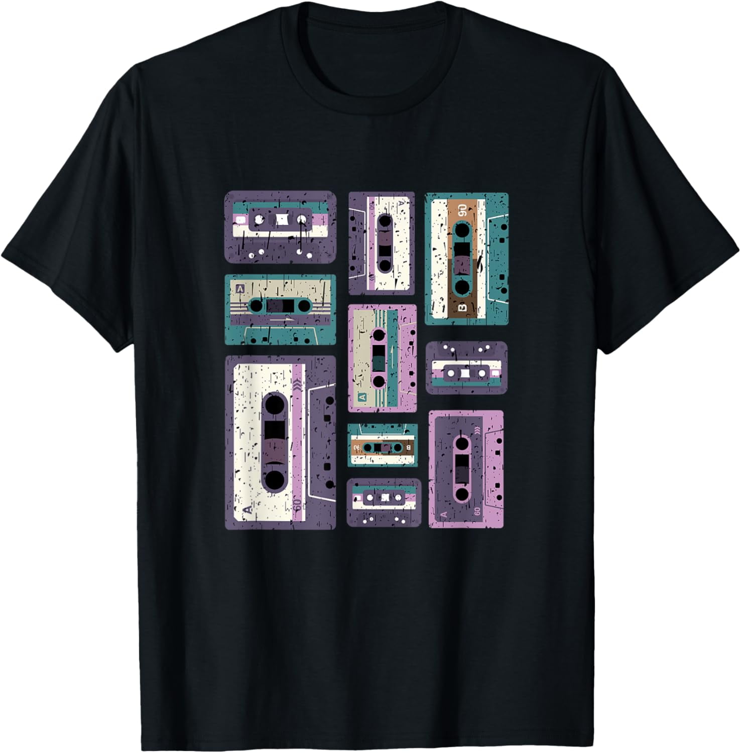 Vintage Cassette Tape Shirt Old School 80s 90s Retro Styled - Walmart.com