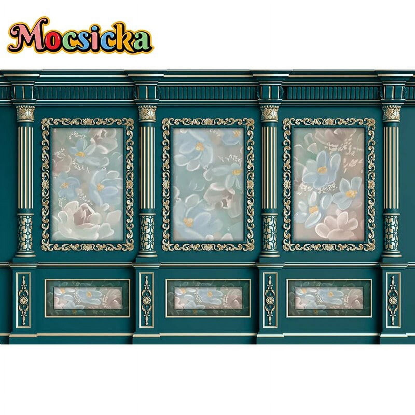 Vintage Castle European Wall Background Wedding Baby Shower Portrait ...