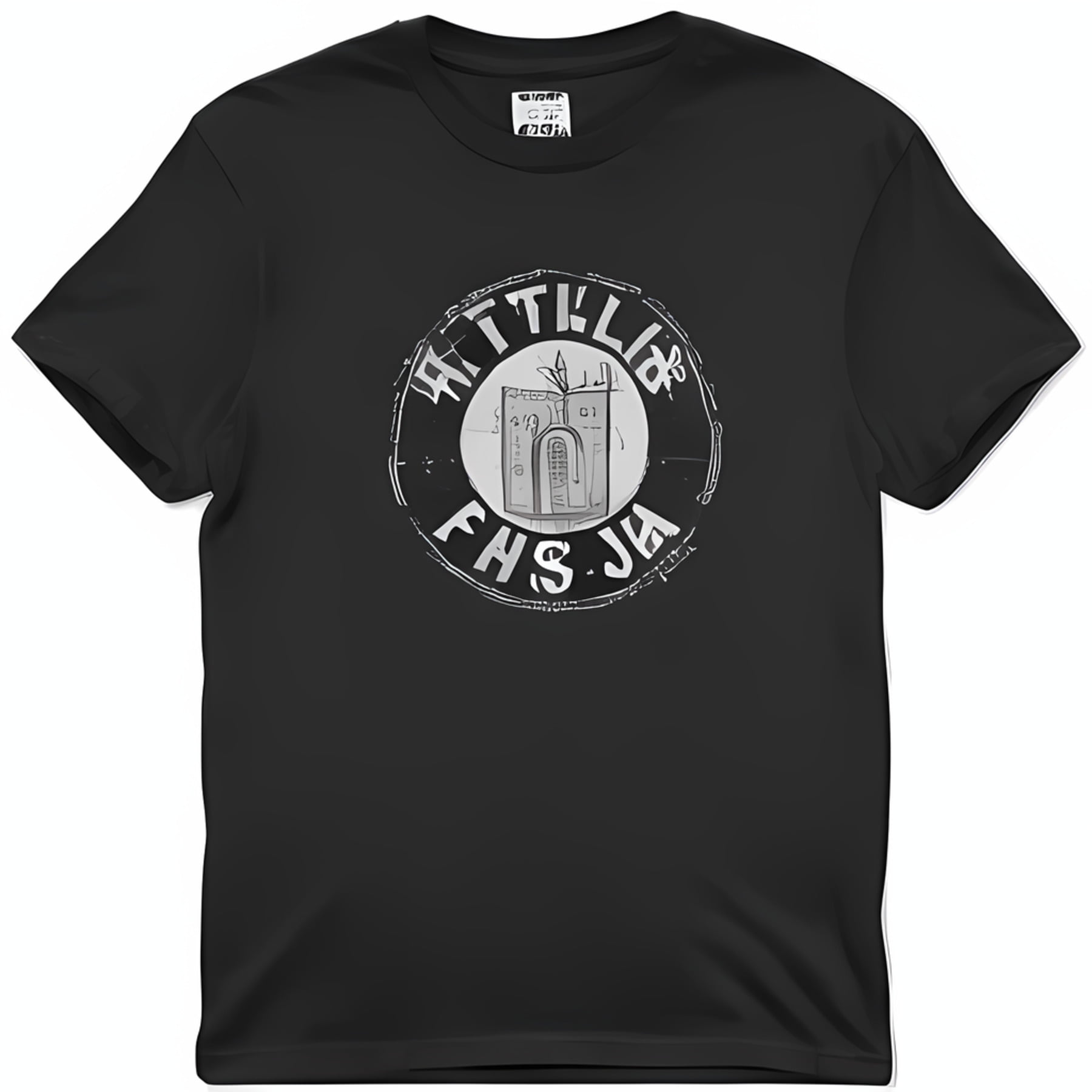 Vintage Castle Tower Stained Glass Window Black T-Shirt for Men 20 35 ...