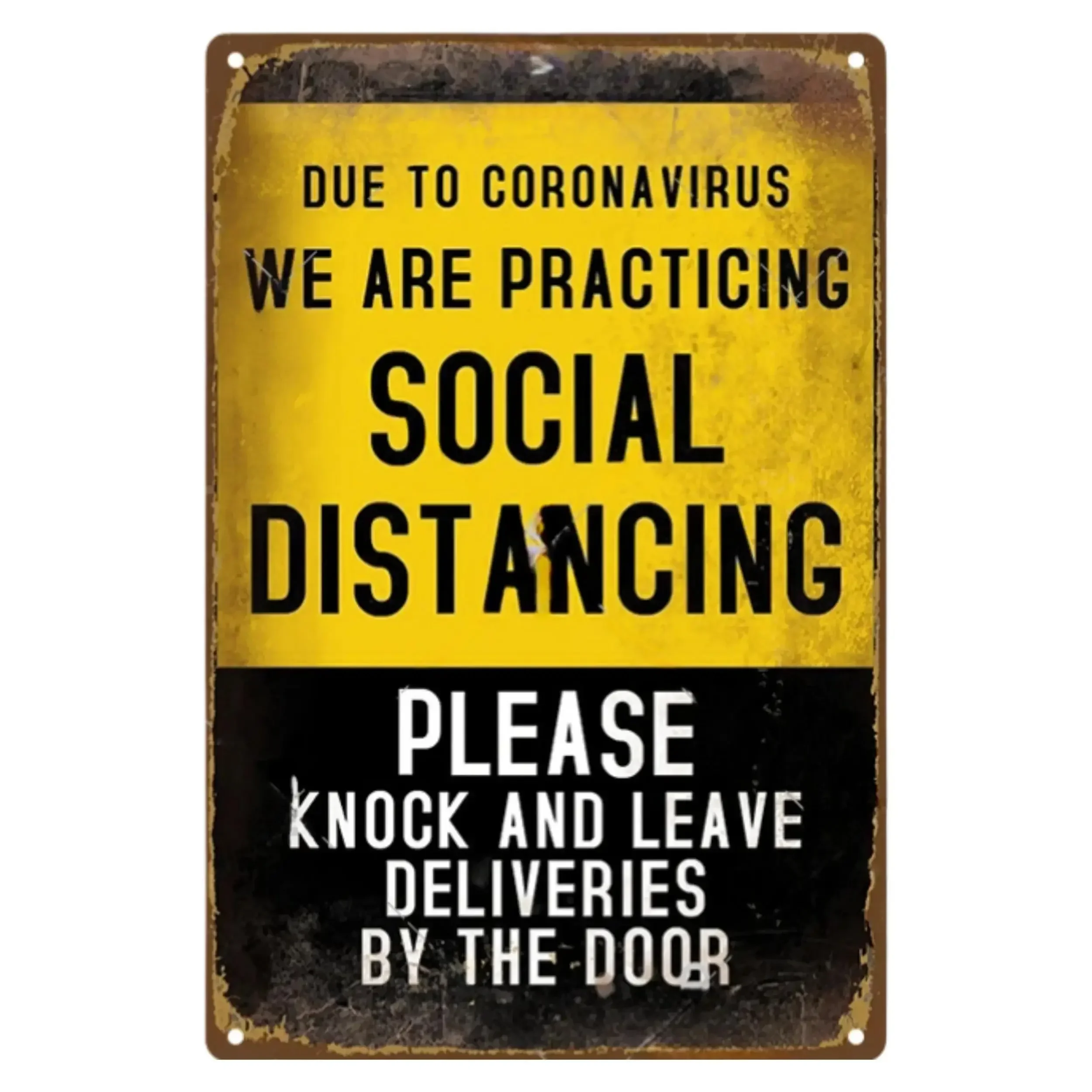 Vintage Caution Notice Zone Sign Metal Plate Warning Children Vedio ...