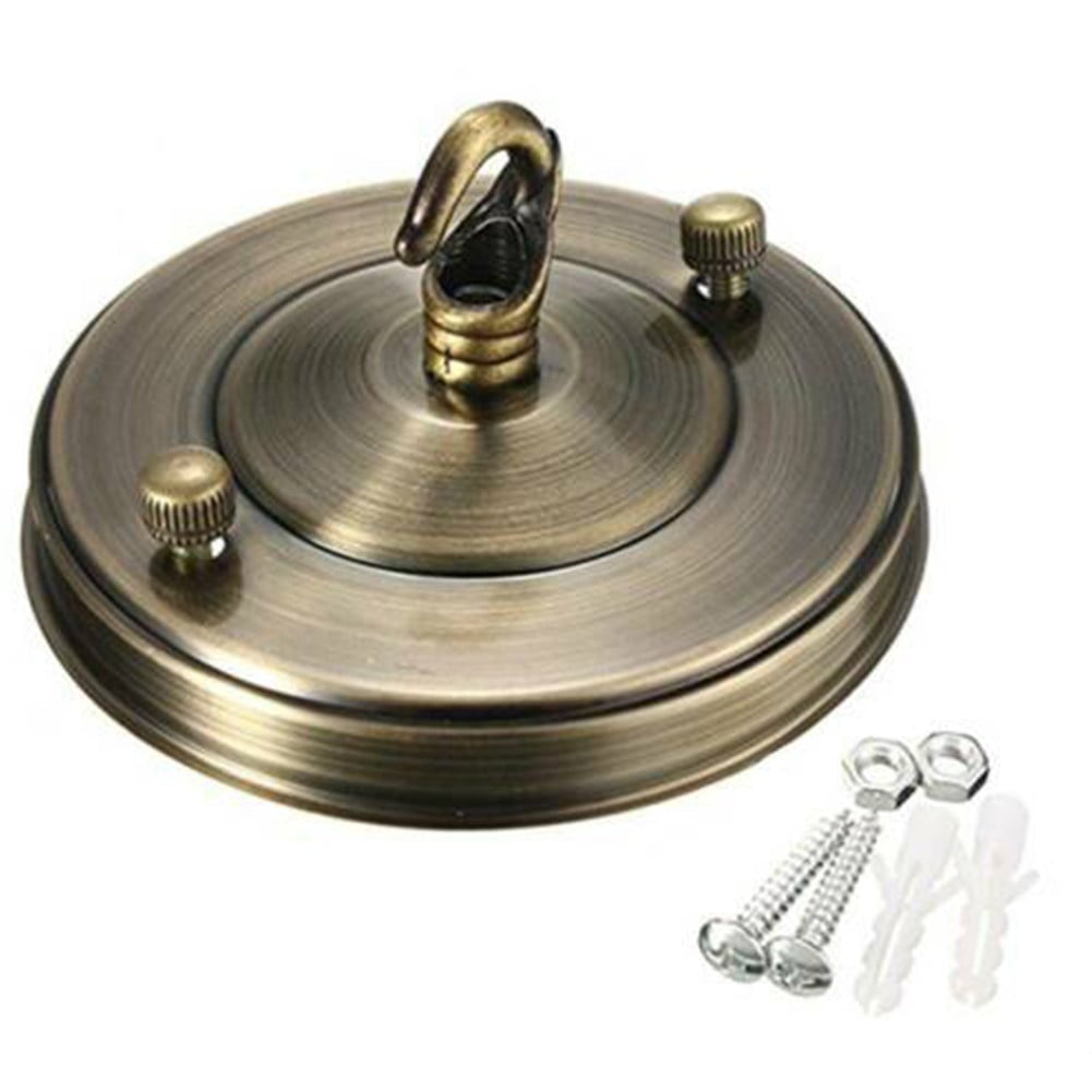 Vintage Ceiling Rose Hook Plate Light Fitting Chandelier Pendant Lamp ...