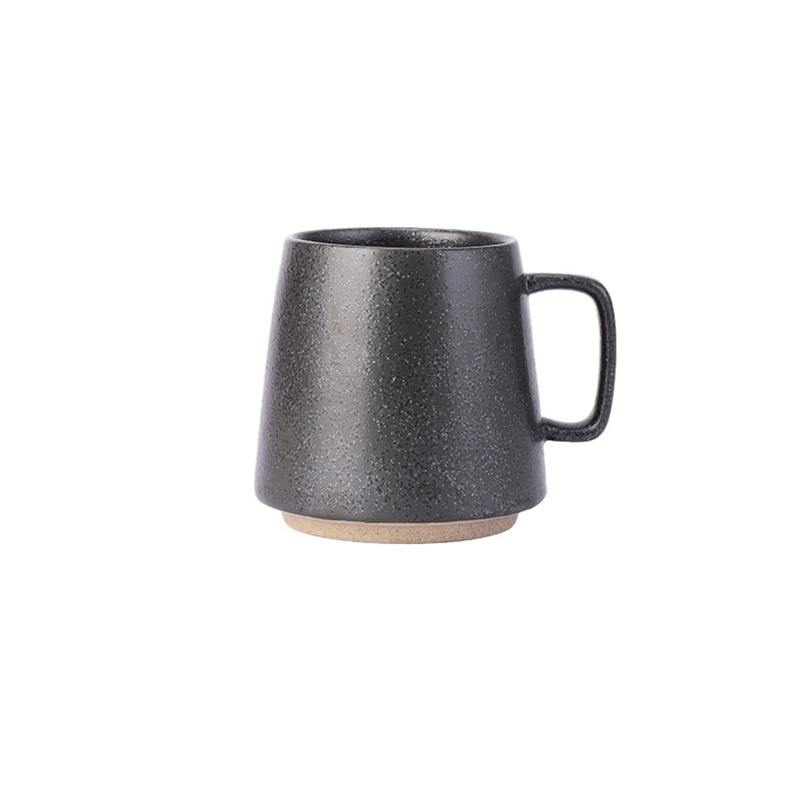 Vintage Ceramic Coffee Cup Afternoon Tea Milk Coffee Mug Black Spotted ...