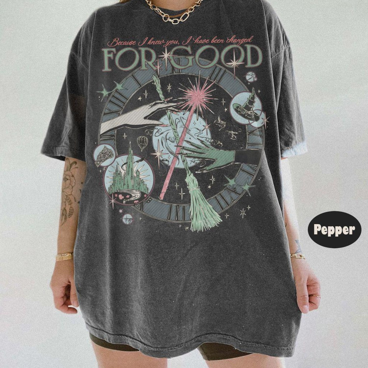 Vintage Change For Good s Shirt, Because I Knew You, I Have Been Changed For Good, Wizard ...