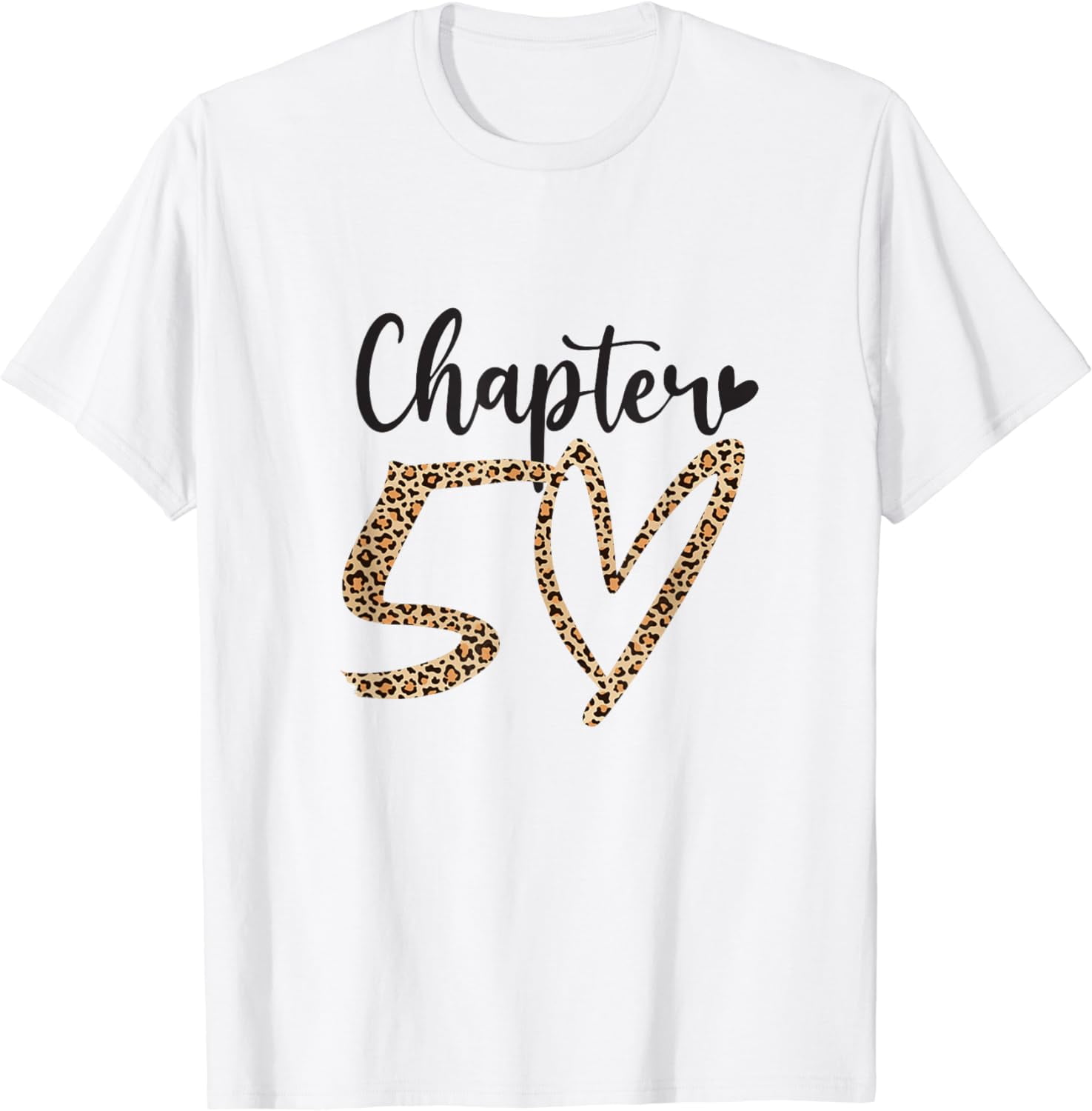 Vintage Chapter 50 Leopard 50th Birthday 50 Years old Women T-Shirt ...