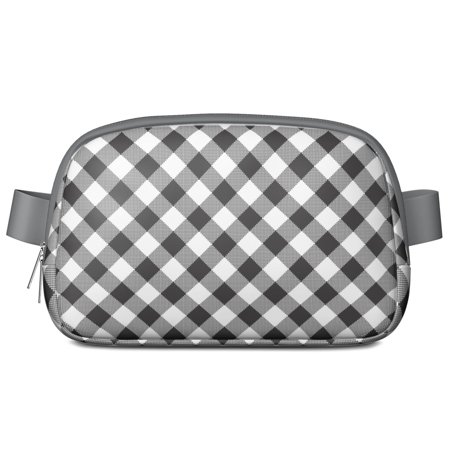 Vintage Checkered Belt Bag – Retro Plaid Waist Bag with Classic ...