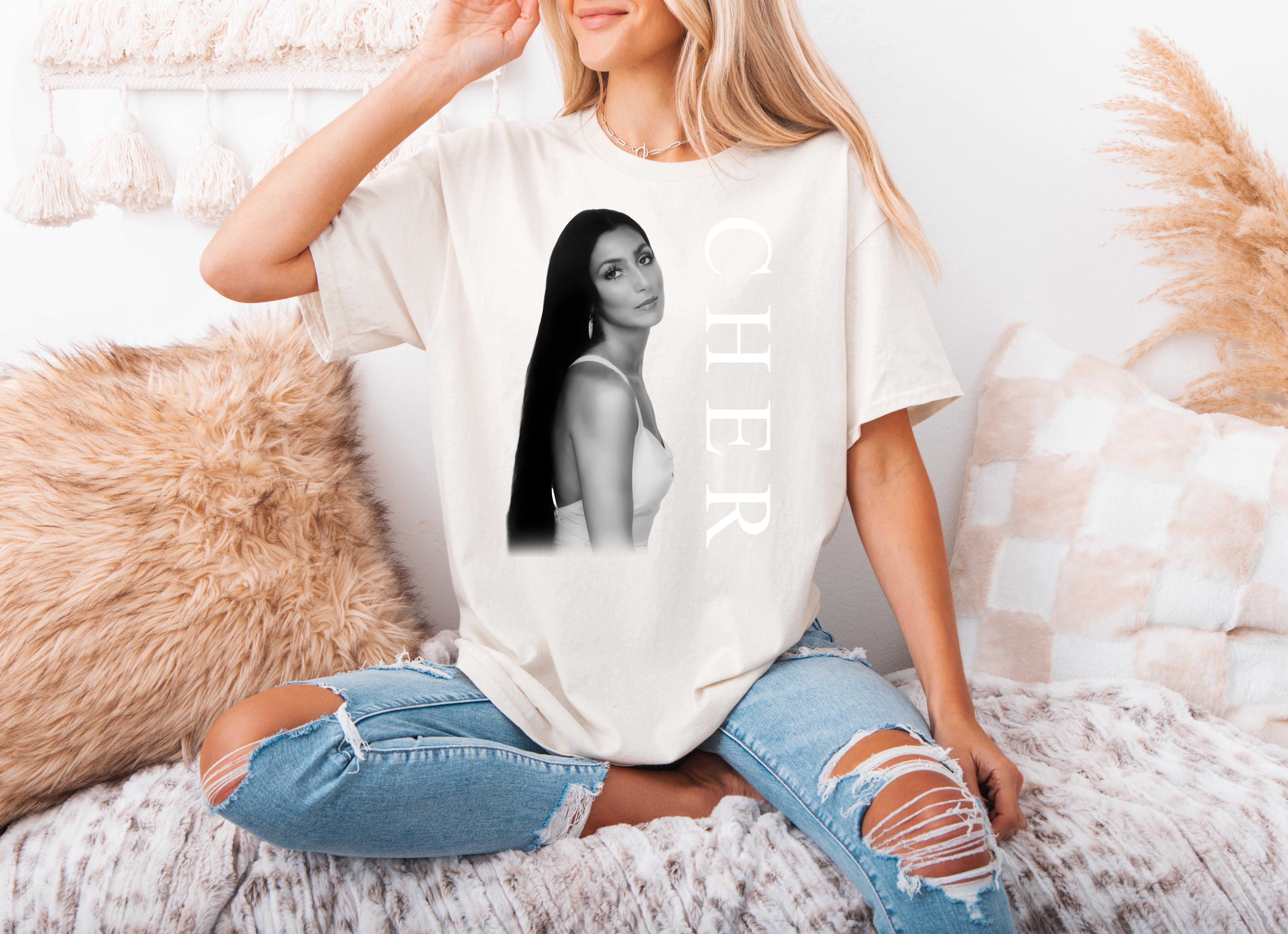 Vintage Cher Aesthetic Minimalist Music Icon Pop Legend Graphic Diva ...